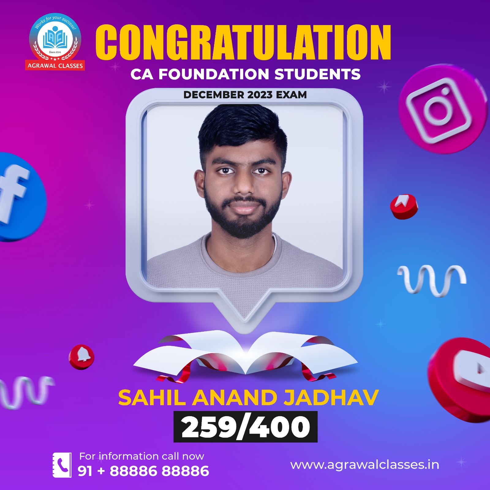 Our Result - Agrawal Classes