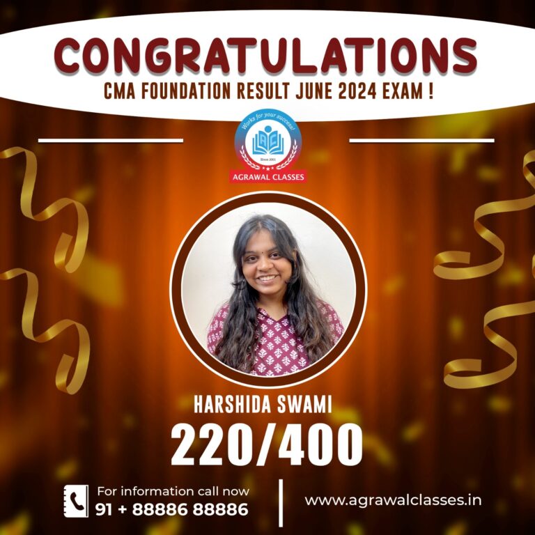 CMA Inter Classes - Agrawal Classes