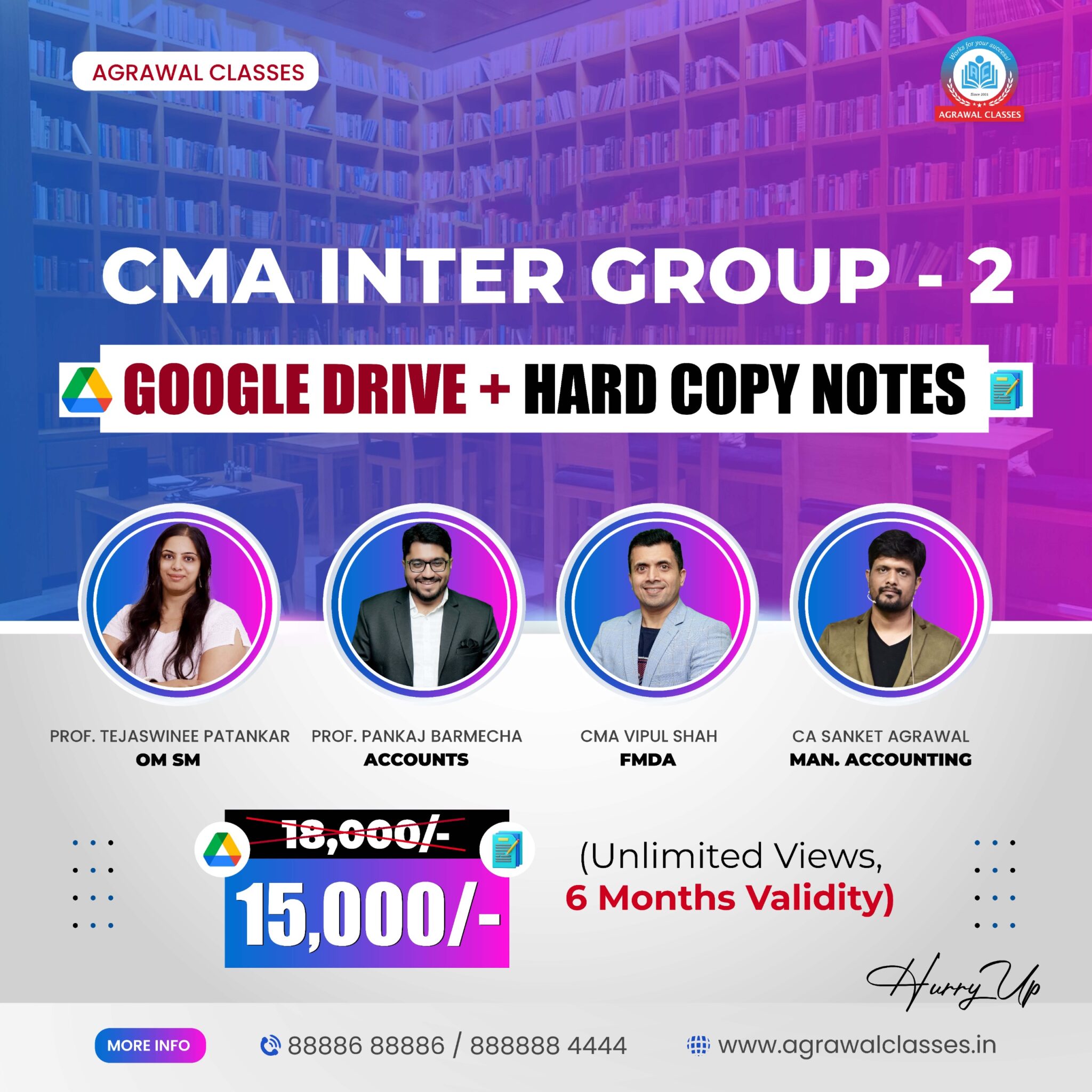 Best CMA Intermediate Classes In India | Agrawal Classes