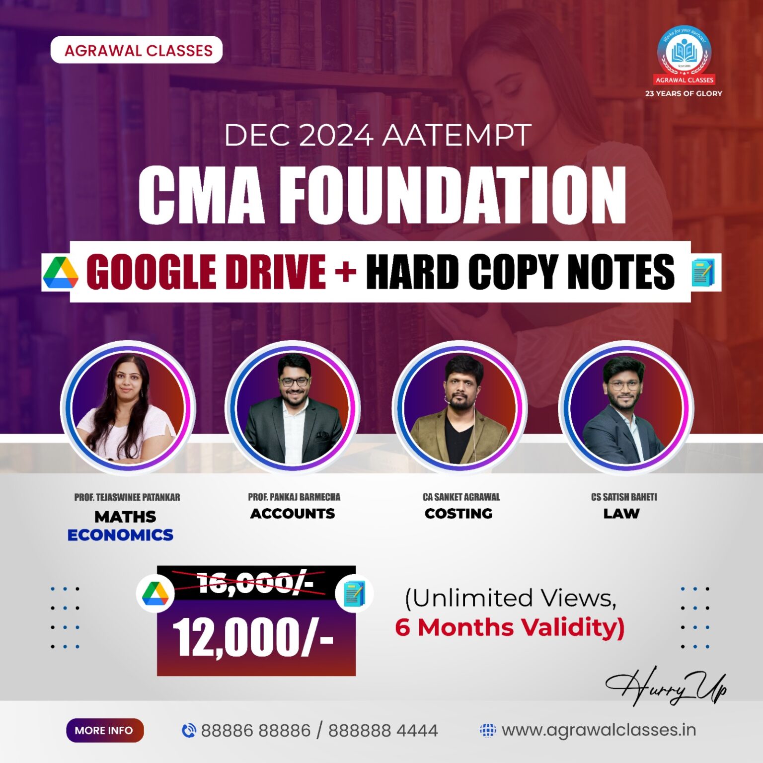 Best CMA Foundation Classes | Agrawal Classes